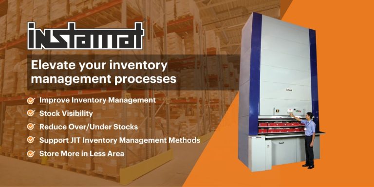 Instamat vertical storage carousels inventory in you warehouse